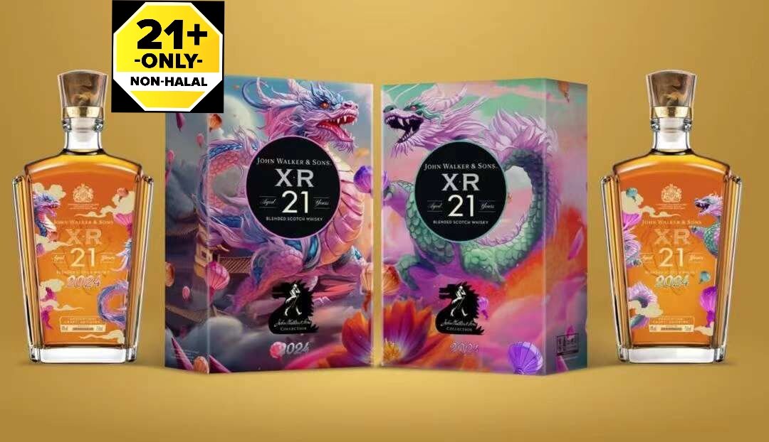 John Walker XR21 Year of the Dragon 2024 700ml (1set 2 btls) 💯 Original Ready Stock | Lazada