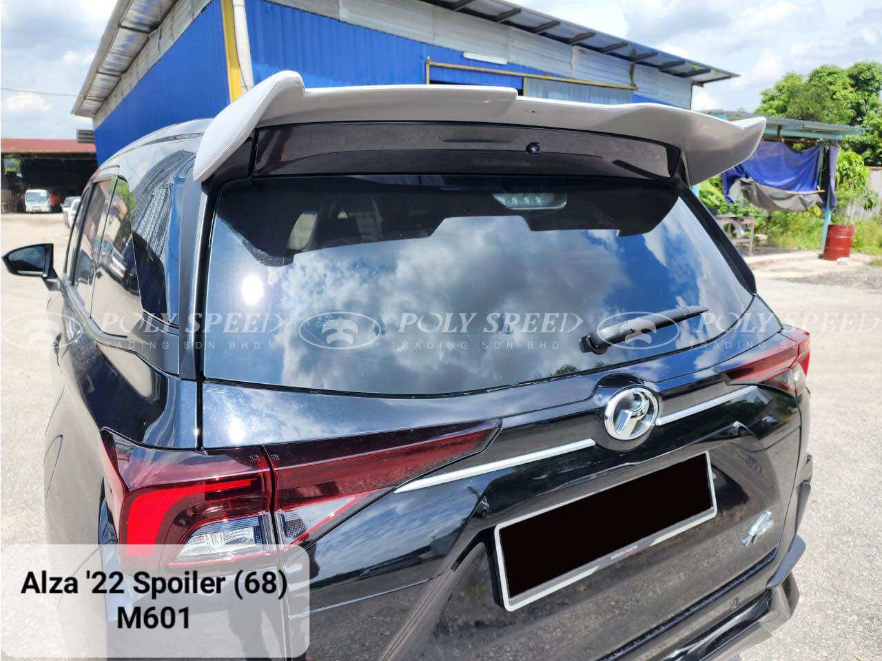 Toyota veloz Perodua Alza 2022 2023 2024 rear roof top spoiler MDL ...