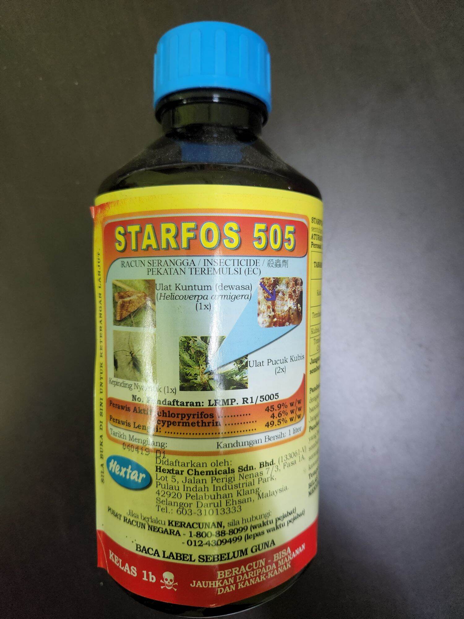 STARFOS 505 (1 ltr) - Racun ulat dan serangga perosak | Lazada