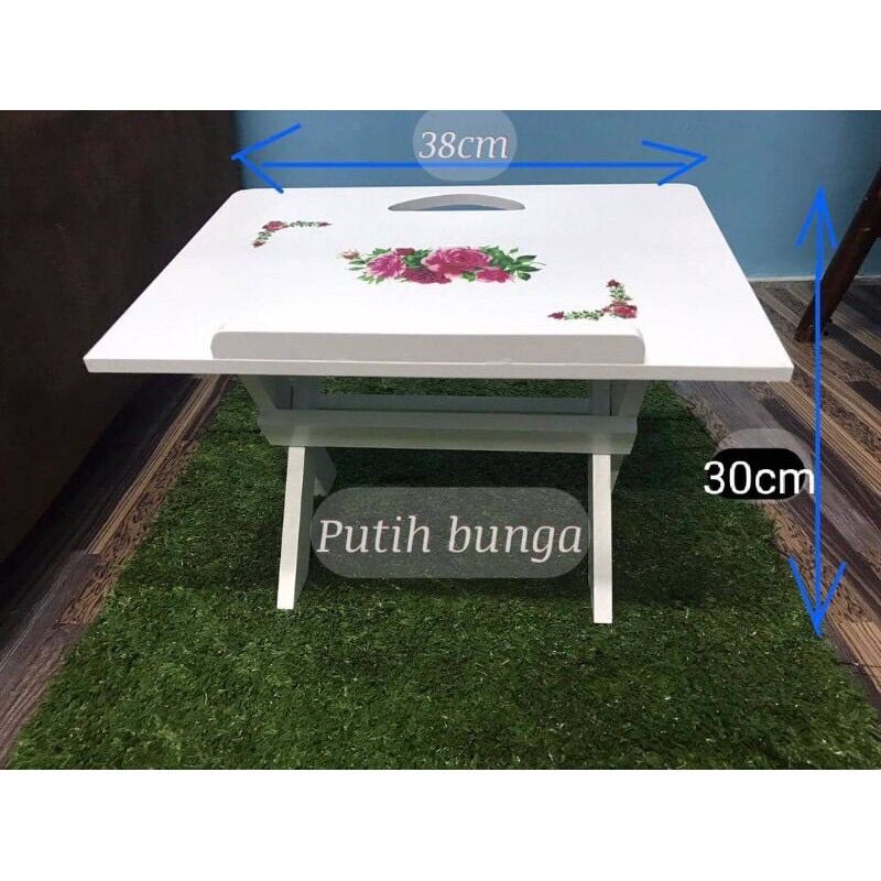 Rehal kayu/ rehal ukir / rehal kayu getah /meja al quran | Lazada