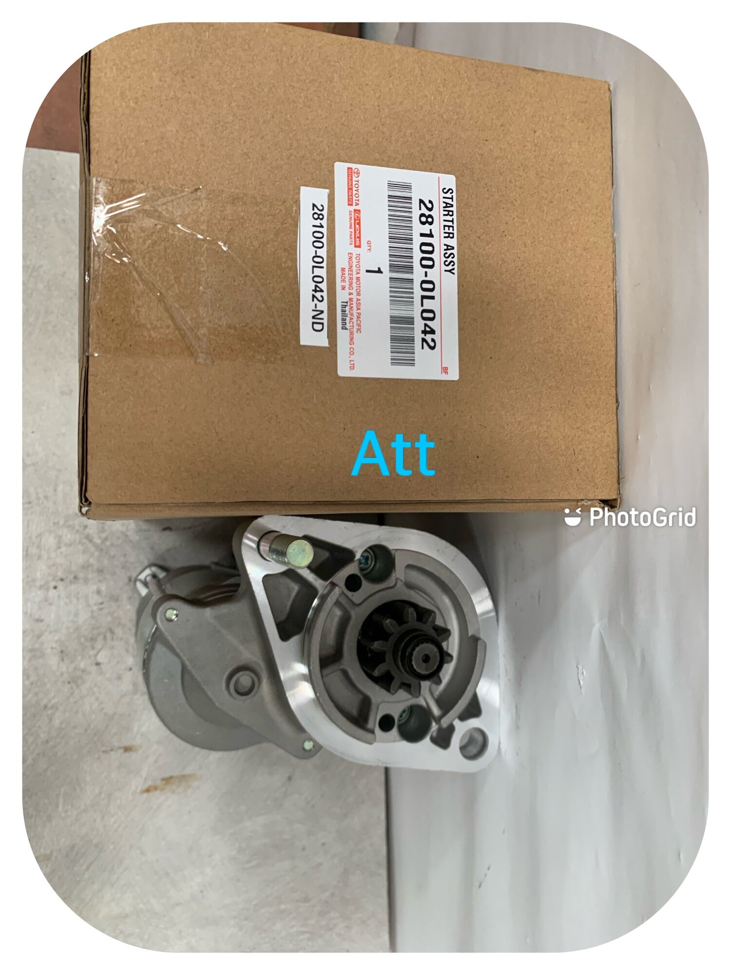 toyota hilux vigo kun25 d4d/hiace kdh200 starter denso thailand | Lazada