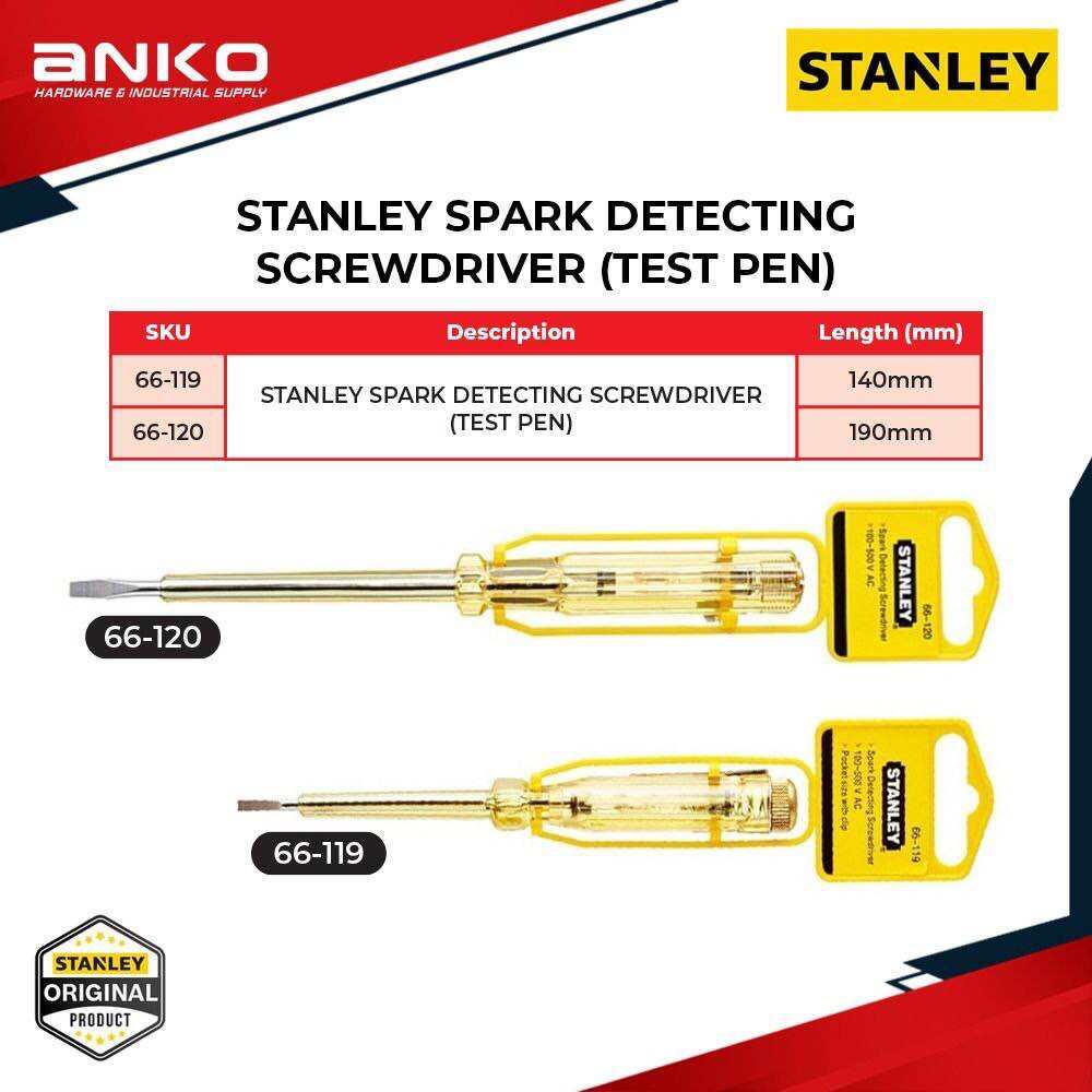 STANLEY TEST PEN | SPARK DETECTING SCREWDRIVER | Lazada