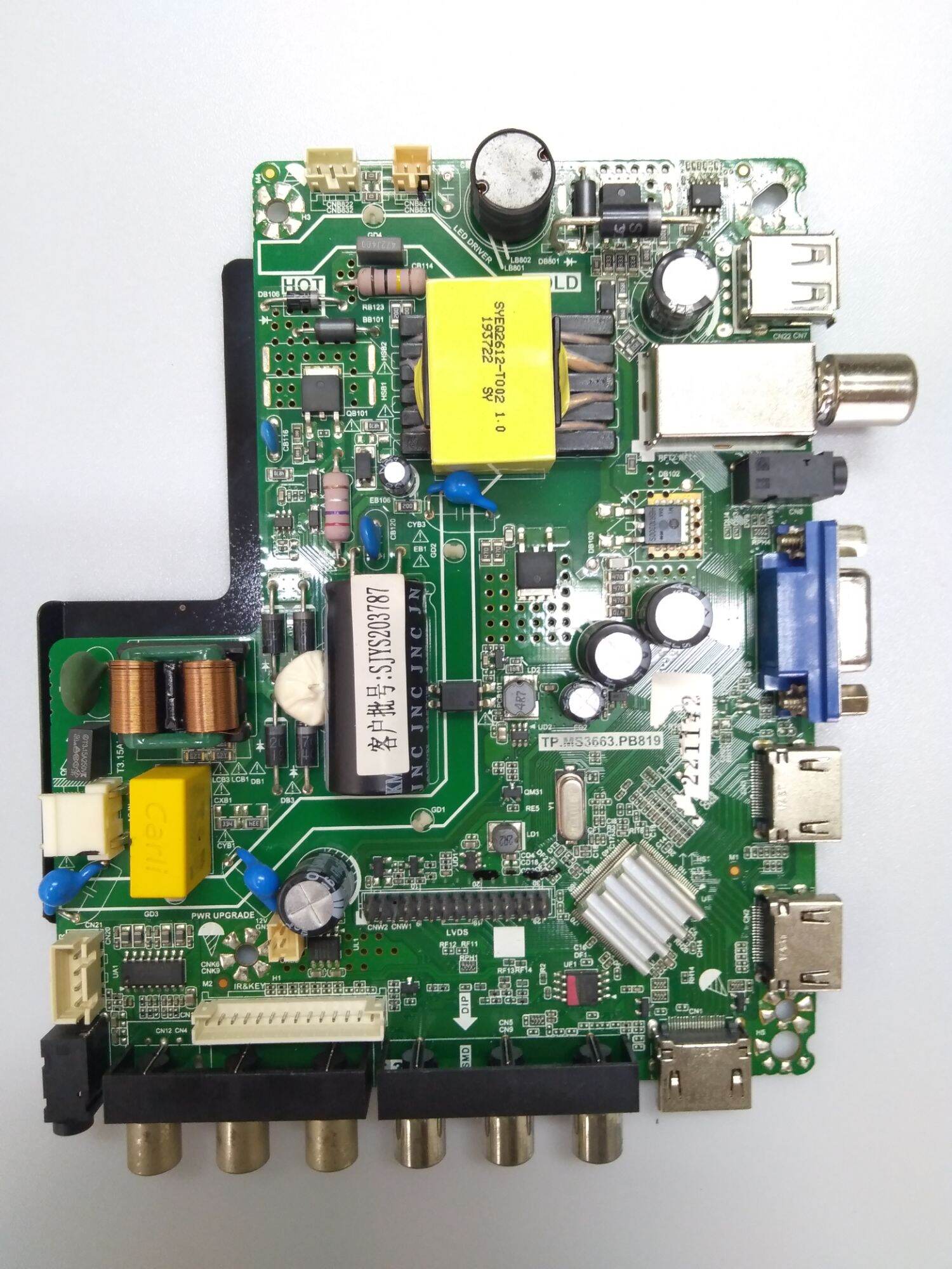 Pensonic LED 32" TV Model: PLED-3211T / Main Board: TP.MS3663.PB819 ...