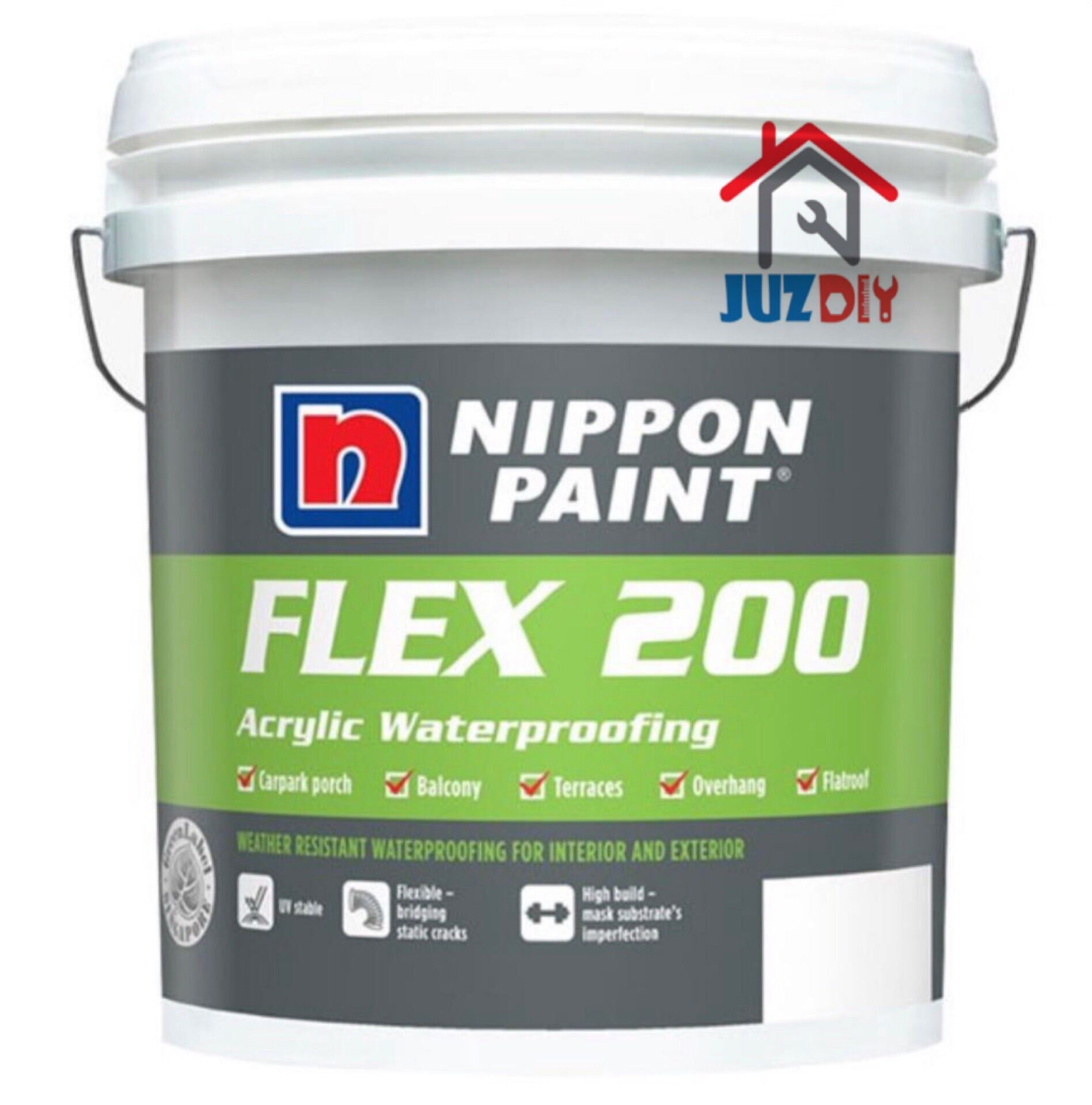 Nippon FLEX 200 Acrylic Waterproofing 20kg # T200 | Lazada