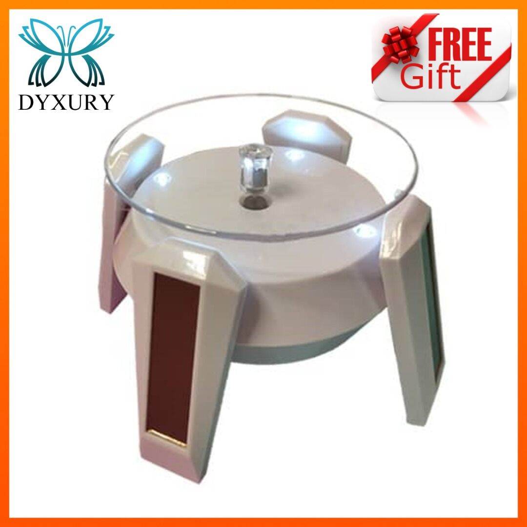 NEW Premium Solar Rotating Showcase 360 Rotating Display Stand Rotation ...