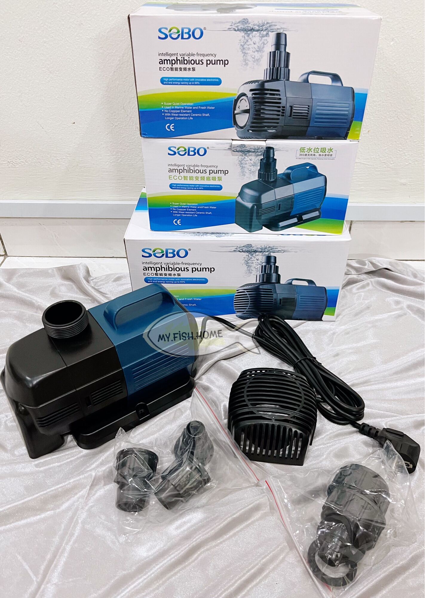 SOBO Amphibious Water Pump Energy Saving BO 4800A/5800A/7000A | Lazada