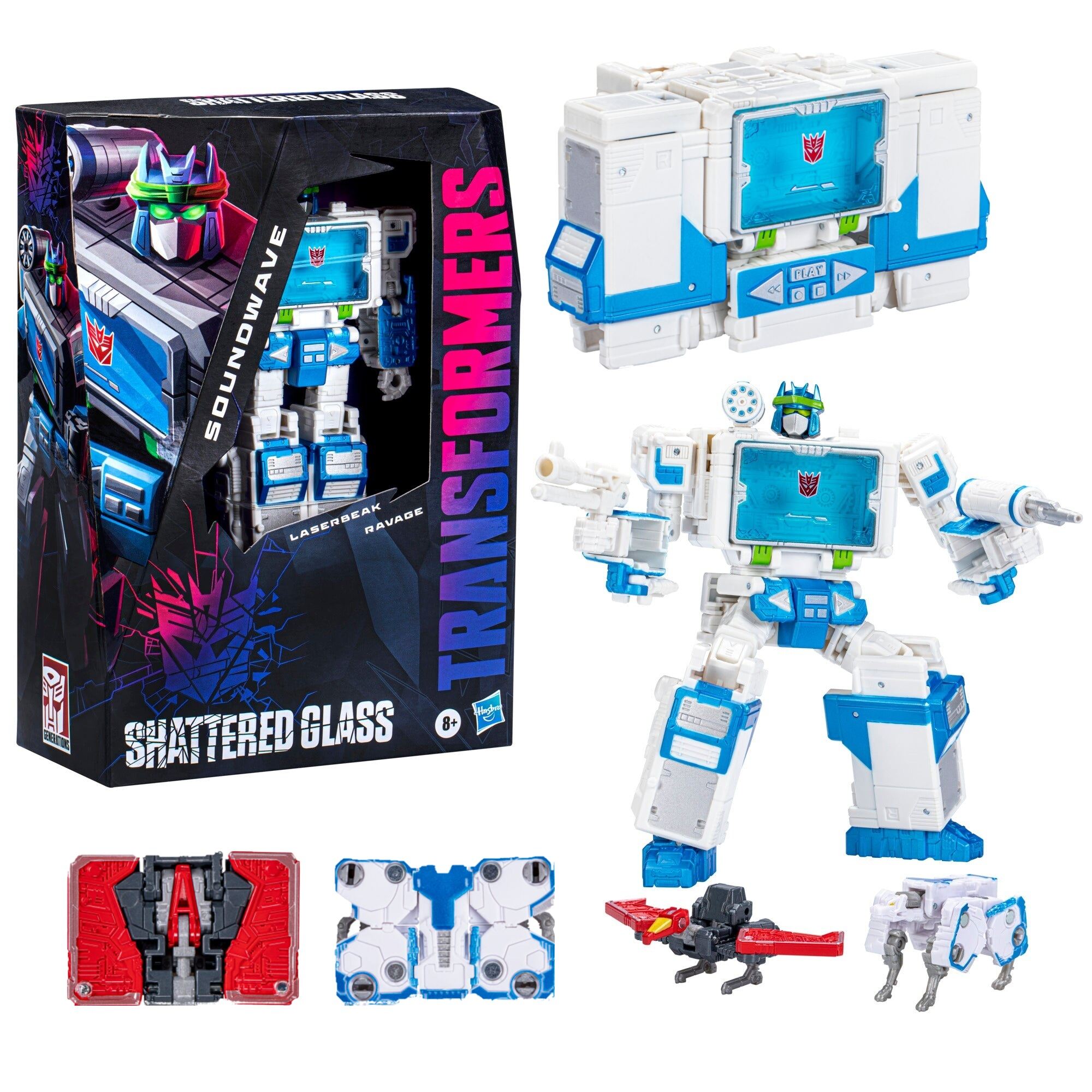 Hasbro Transformers Generations Shattered Glass Collection Soundwave ...