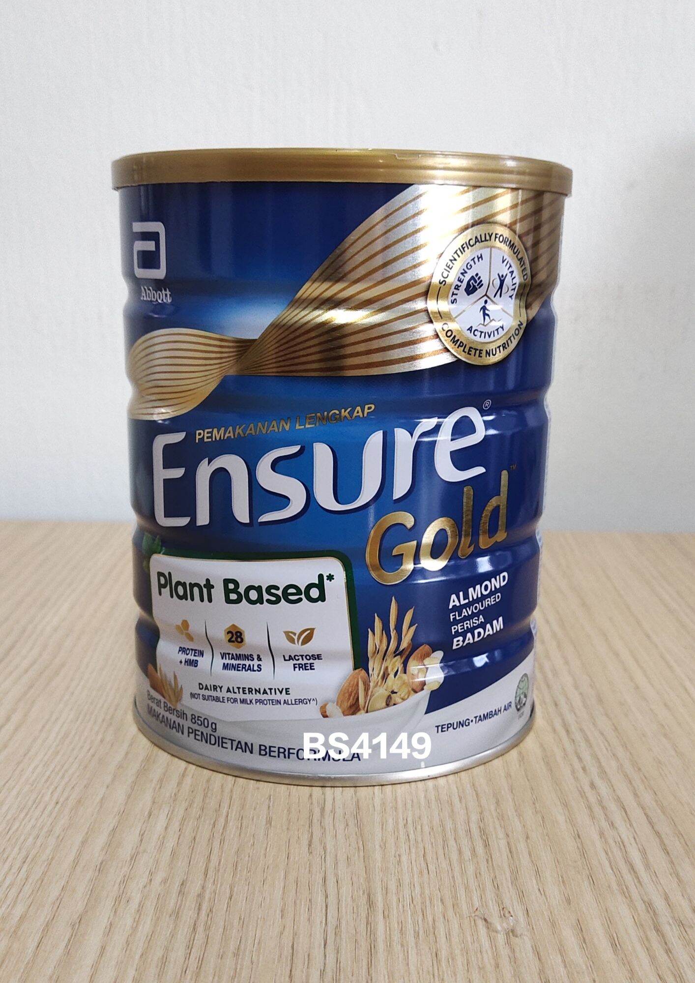 Ensure Gold Plant Base Almond 850g Tin, Aug2024 | Lazada