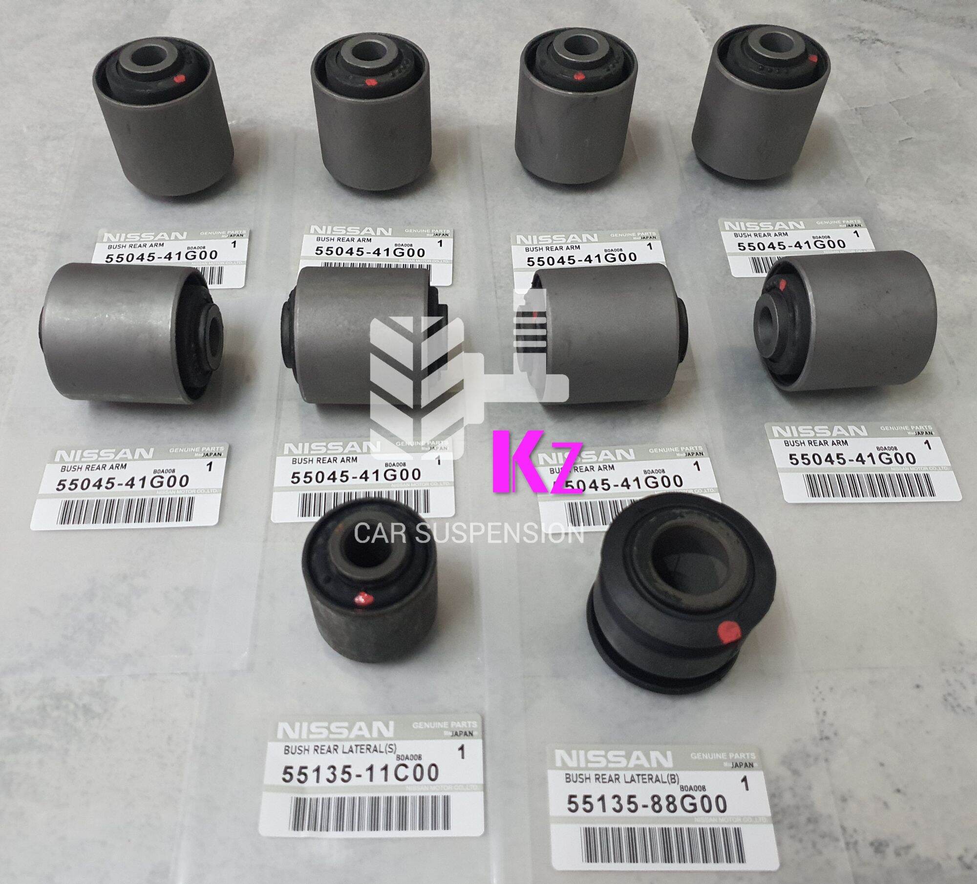 10 IN 1SET - REAR LATERAL ARM BUSH/REAR UPPER ARM BUSH/LOWER ARM BUSH ...
