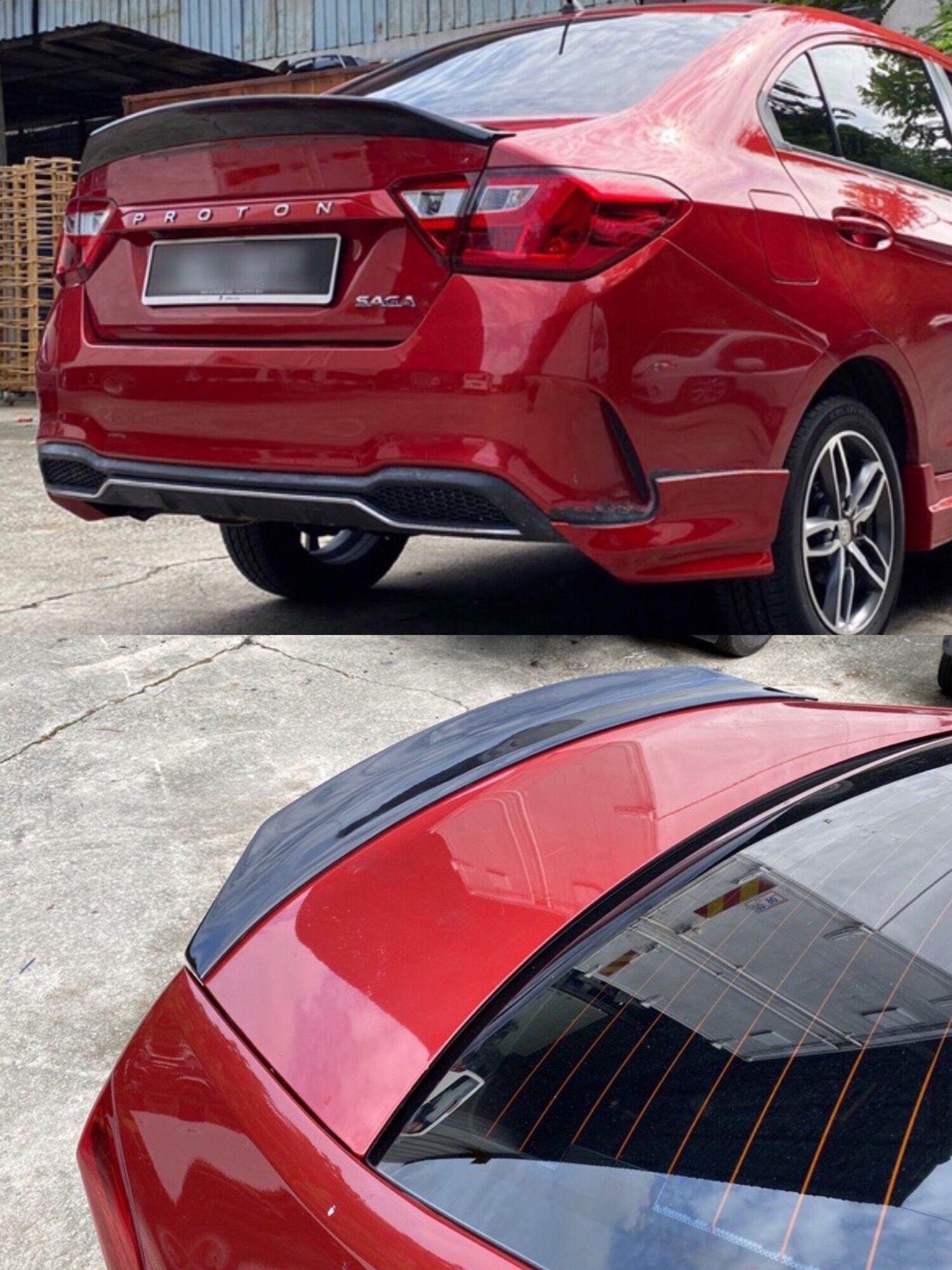 SAGA VVT DUCKTAIL SPOILER Fiber | Lazada