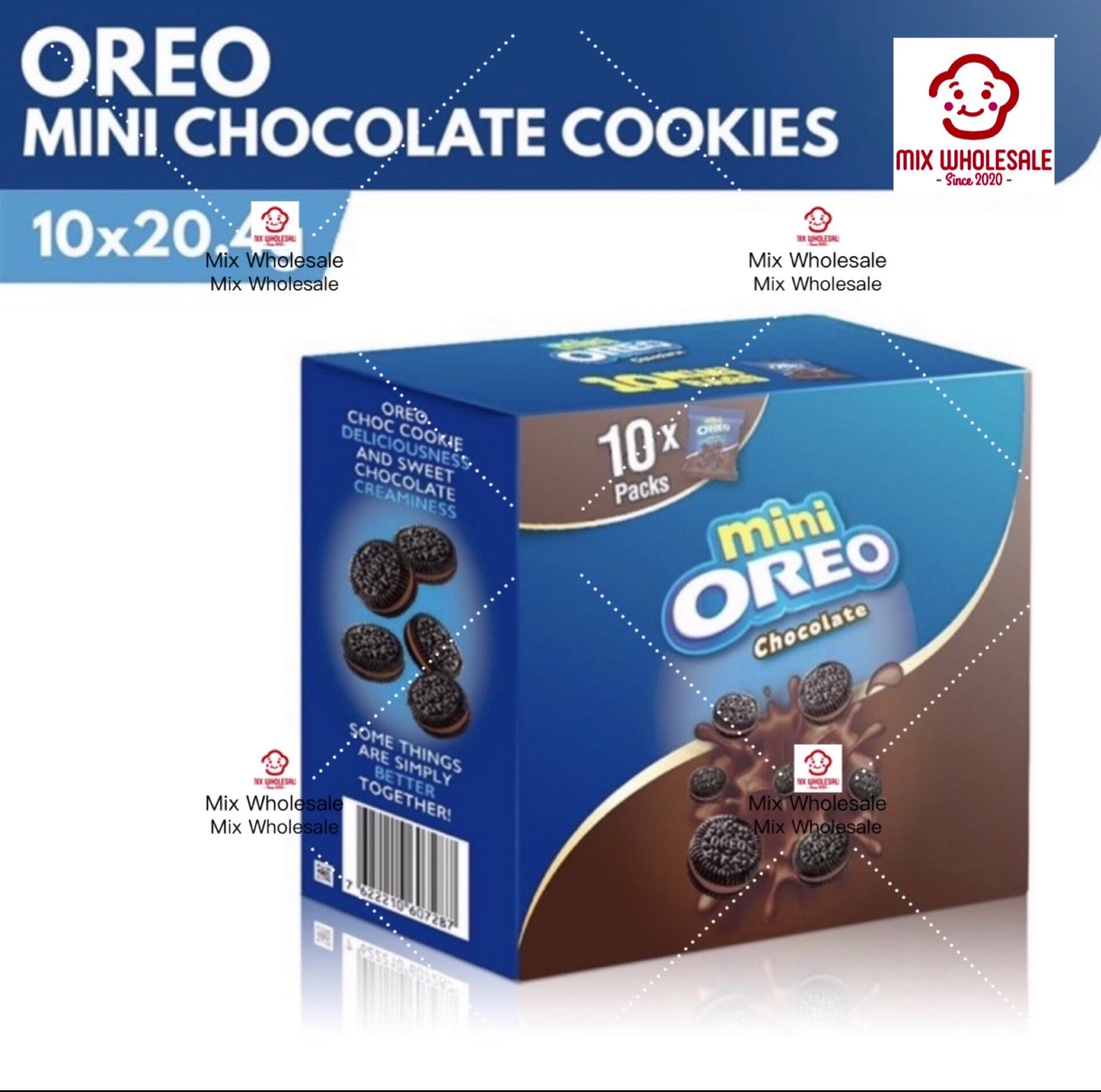 Oreo Mini Handy Pack 20.4g ( 10 packs / box ) | Lazada