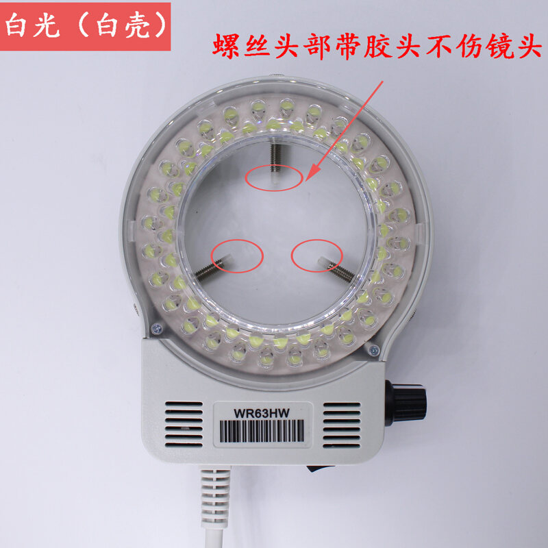 Stereo Microscope LED Light Source Wr63hw Ring Light CCD Industrial ...