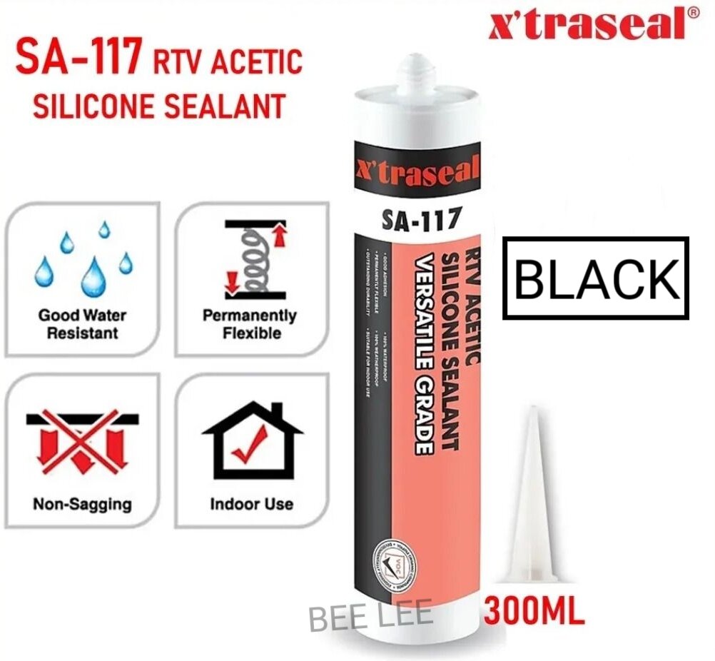 [X’TRASEAL] SA-117 VERSATILE GRADE RTV ACETIC SILICONE SEALANT 300ML | Lazada