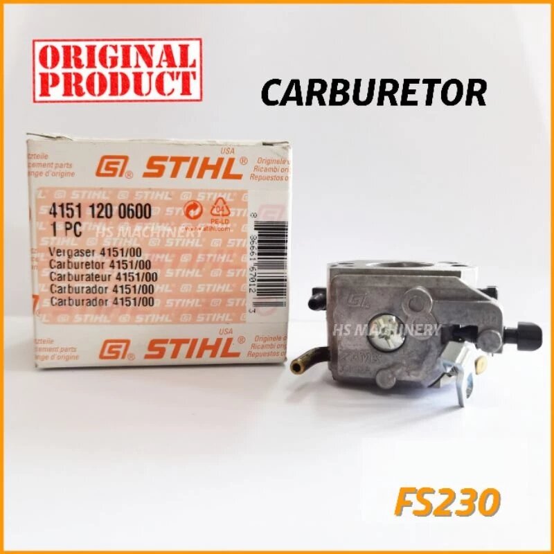 Original STIHL FS230 BRUSH CUTTER CARBURETOR MESIN RUMPUT STIHL | Lazada