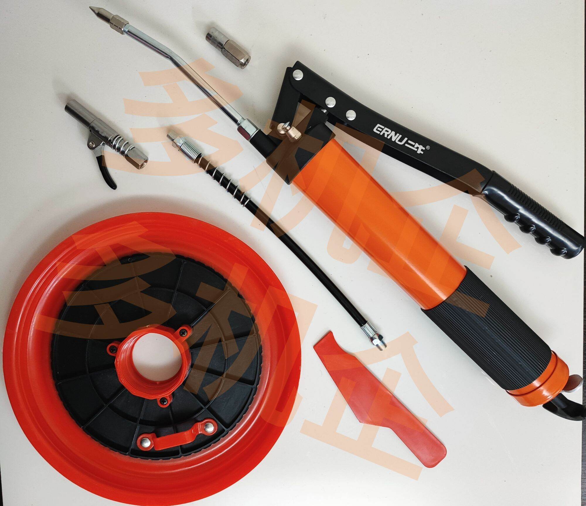 Heavy Duty Grease Gun Set. 600cc,10000psi. double pressure,+Grease ...