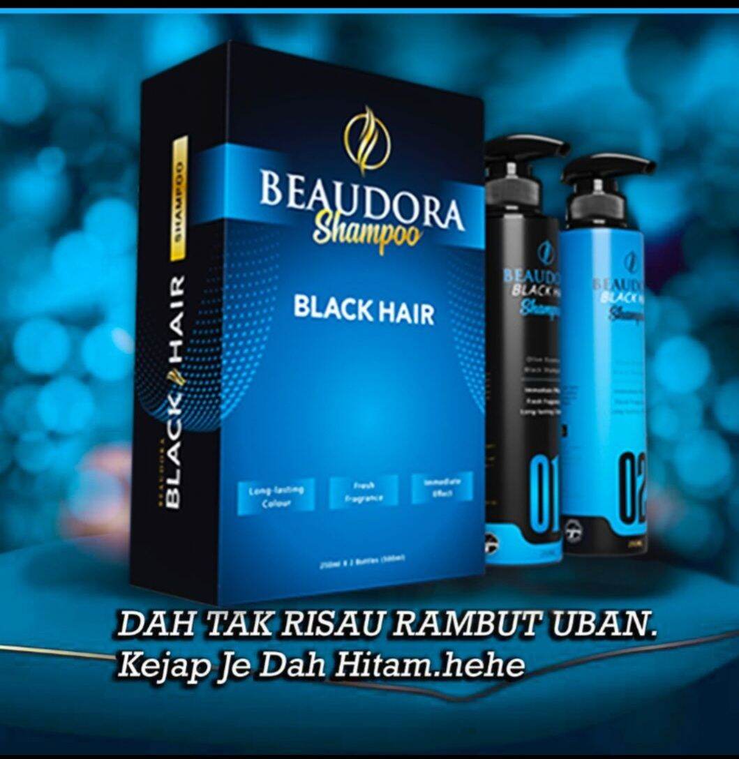 READY STOCK Beaudora Black Hair Syampoo ORIGINAL HQ +3 FREE 🎁 | Lazada