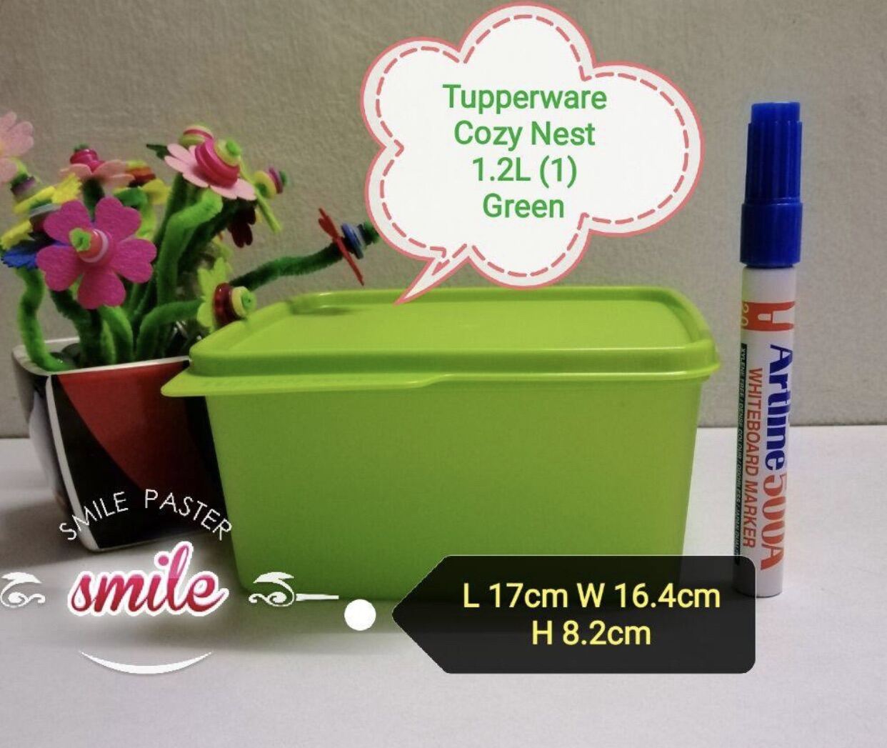 Tupperware Snack N Stack 2.5L/ 1.2L/ 500ml (Stack-able Container) Cozy ...