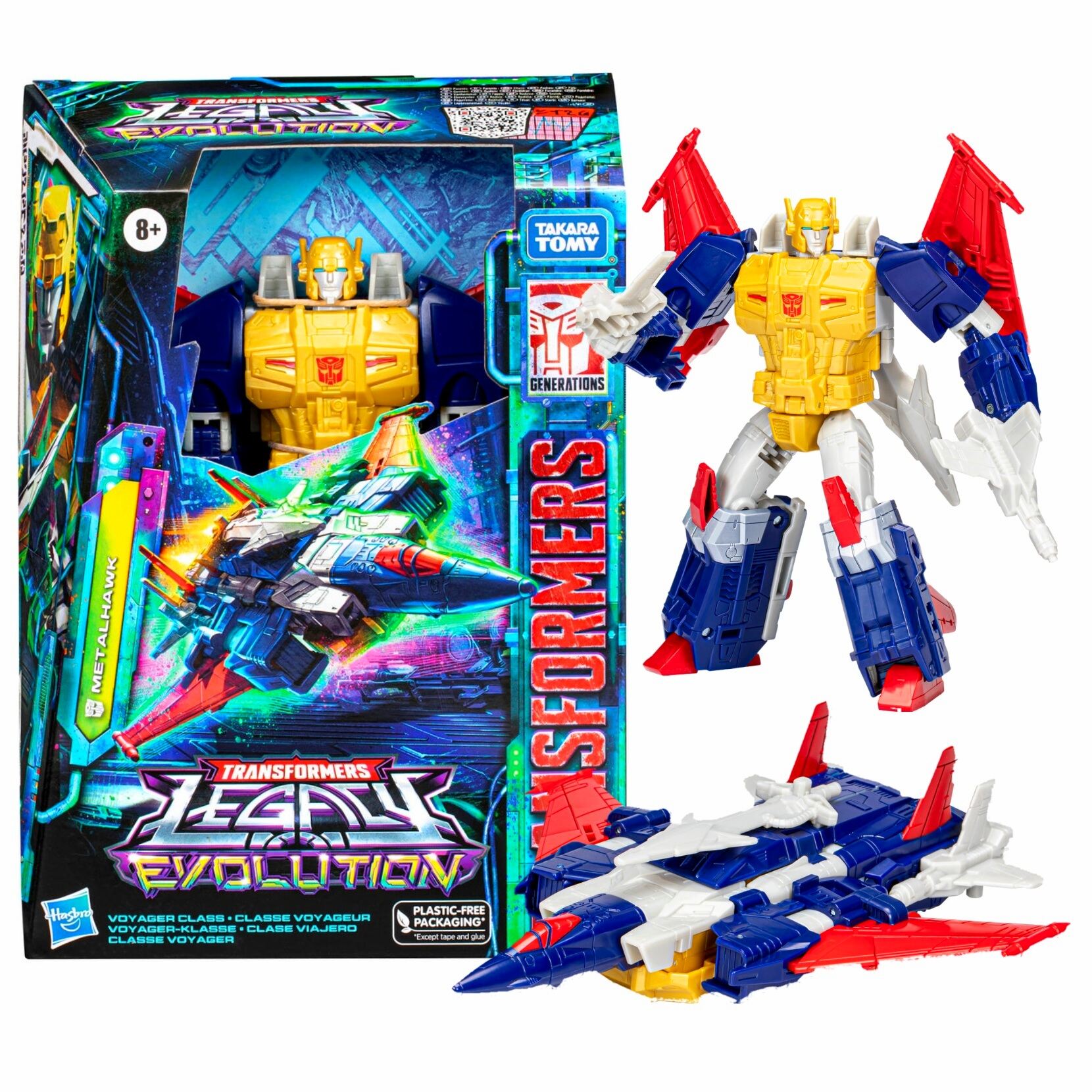Hasbro Transformers Legacy Evolution Voyager Class Metalhawk | Lazada