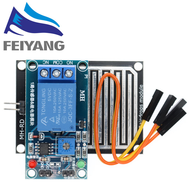 Rain water sensor module + DC 5V 12V Relay Control Module Rain Sensor ... Rain water sensor module + DC 5V 12V Relay Control Module Rain Sensor ...