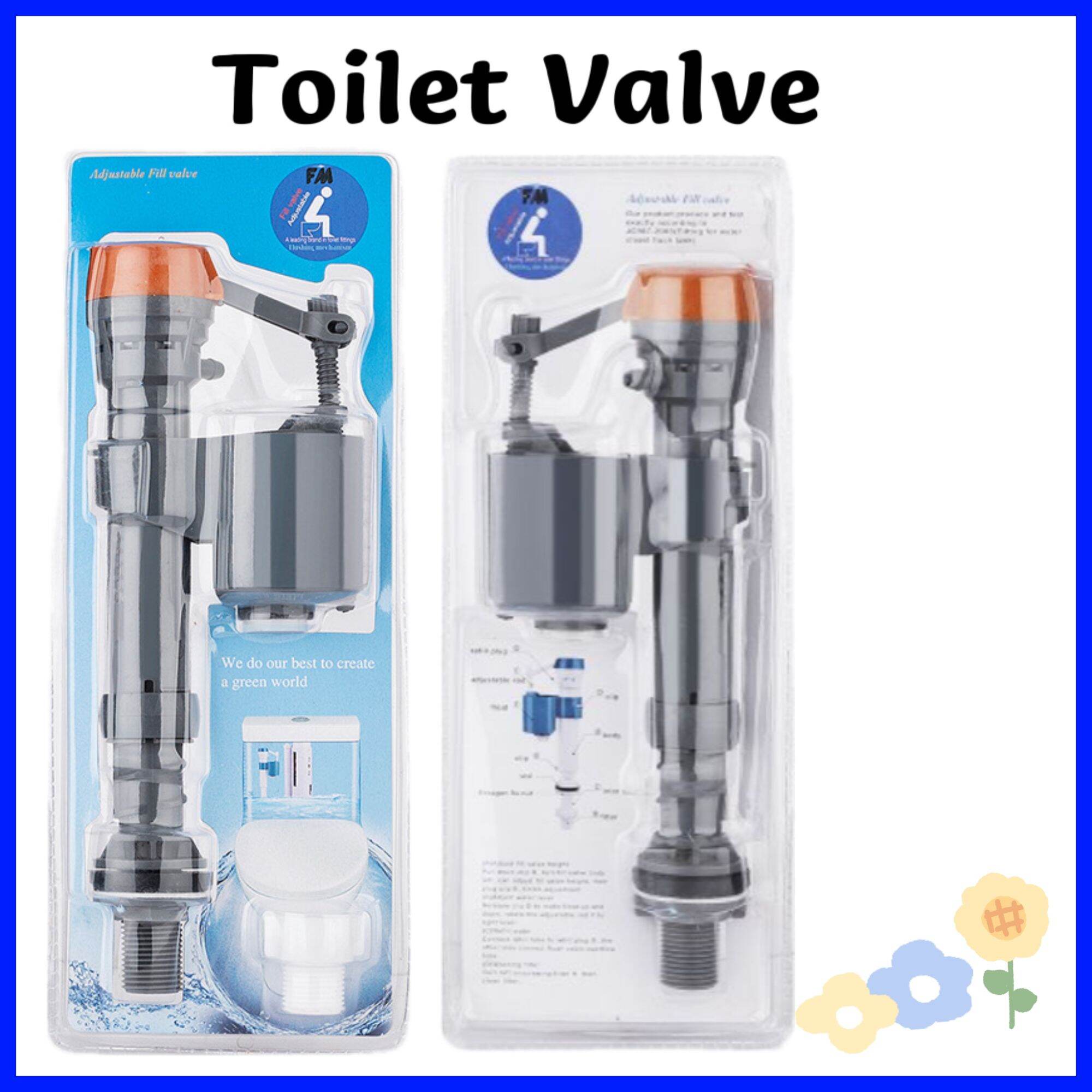 Ready Stock Toilet Water Tank Valve Toilet Water Tank Flush Inlet Vlave ...
