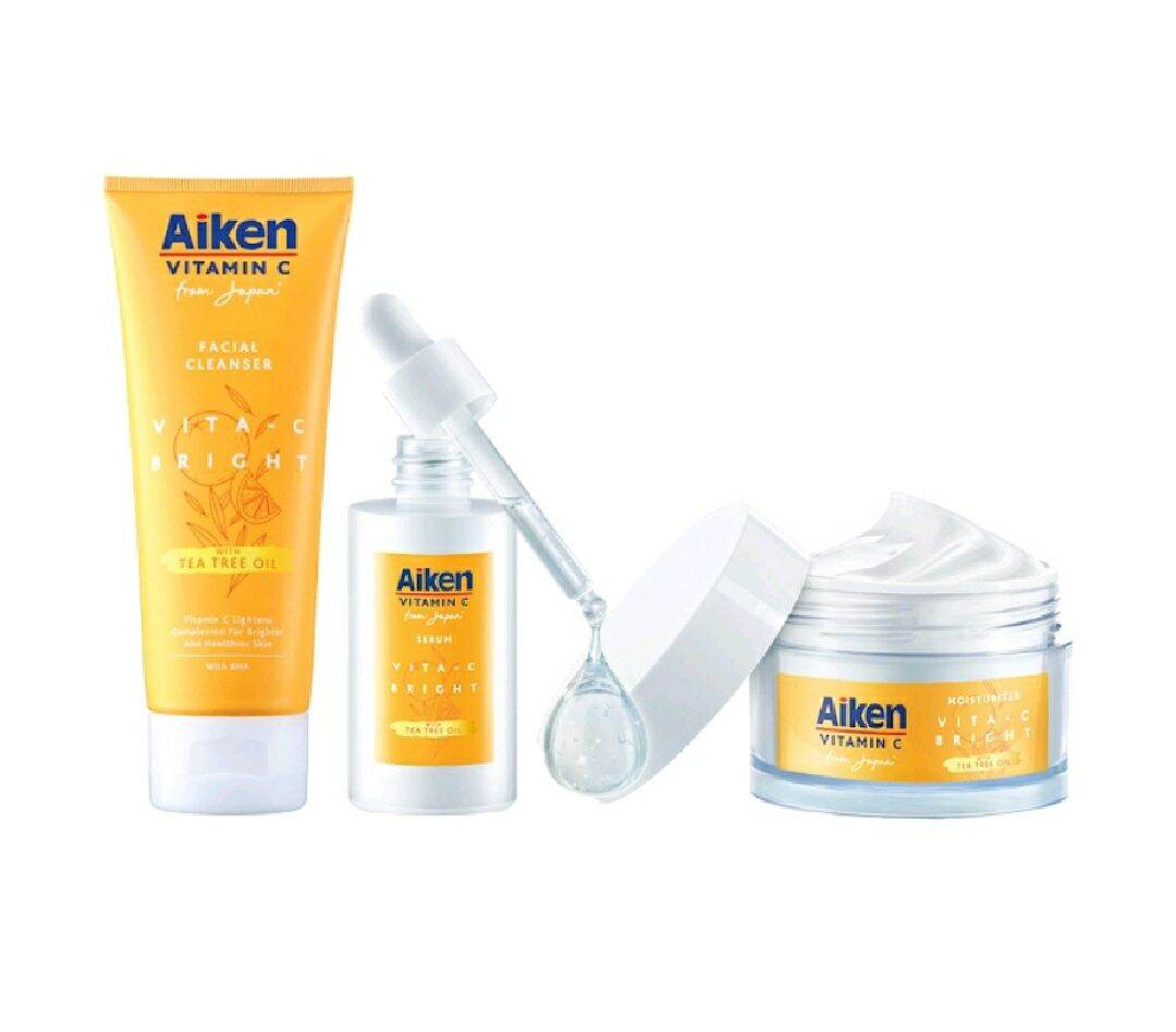Aiken Vita-C Full Set 3 IN 1/4 IN 1/5 IN 2 - Brightening Exp 2025 | Lazada