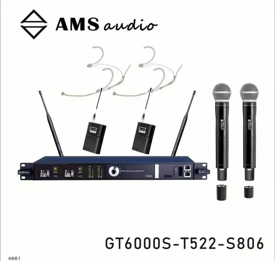 AMS Old-Broken Audio Gt50006000 Wireless Handheld Microphone Dedicated Microphone Uc80a Antenna ...