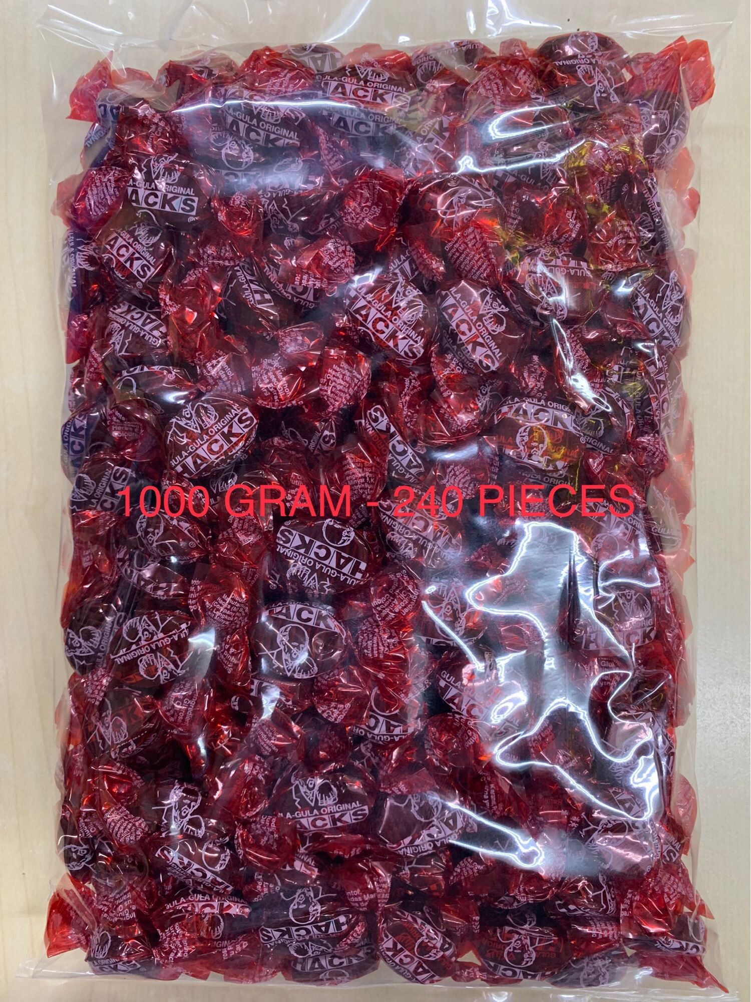HACKS CANDY REGULAR / HONEY LEMON / BLACKCURRANT / ASSORTED (1000G ...