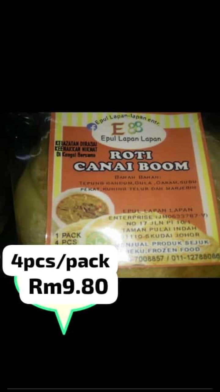 ROTI CANAI BOOM FROZEN FOOD | Lazada