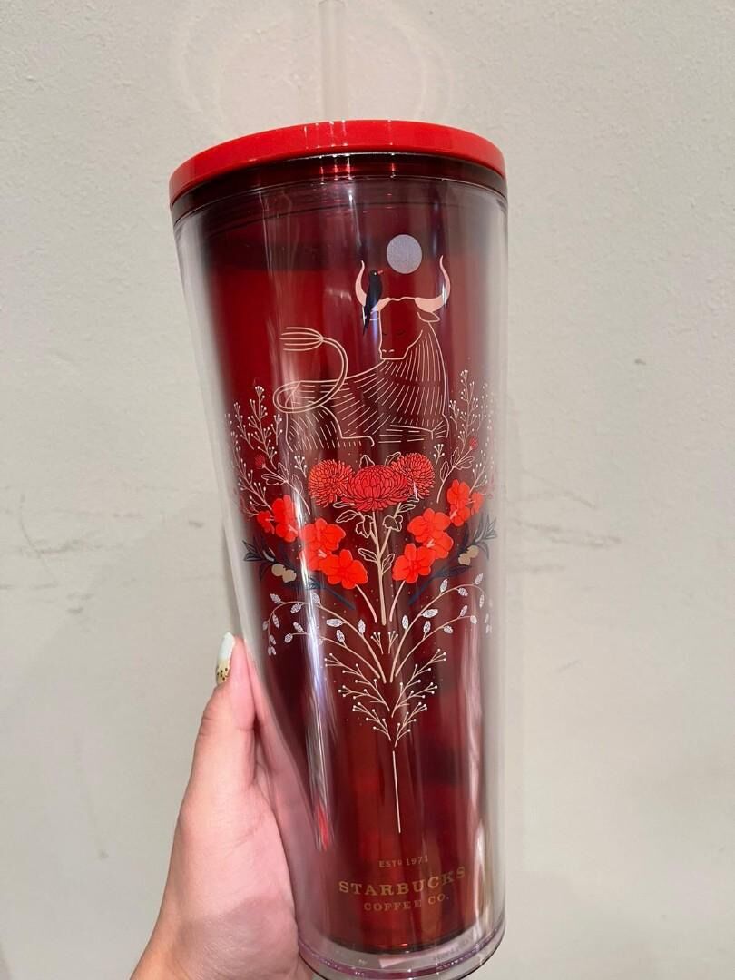 Starbucks Chinese New Year Malaysia 2021 Ox Year Series Trenta Plastic ...