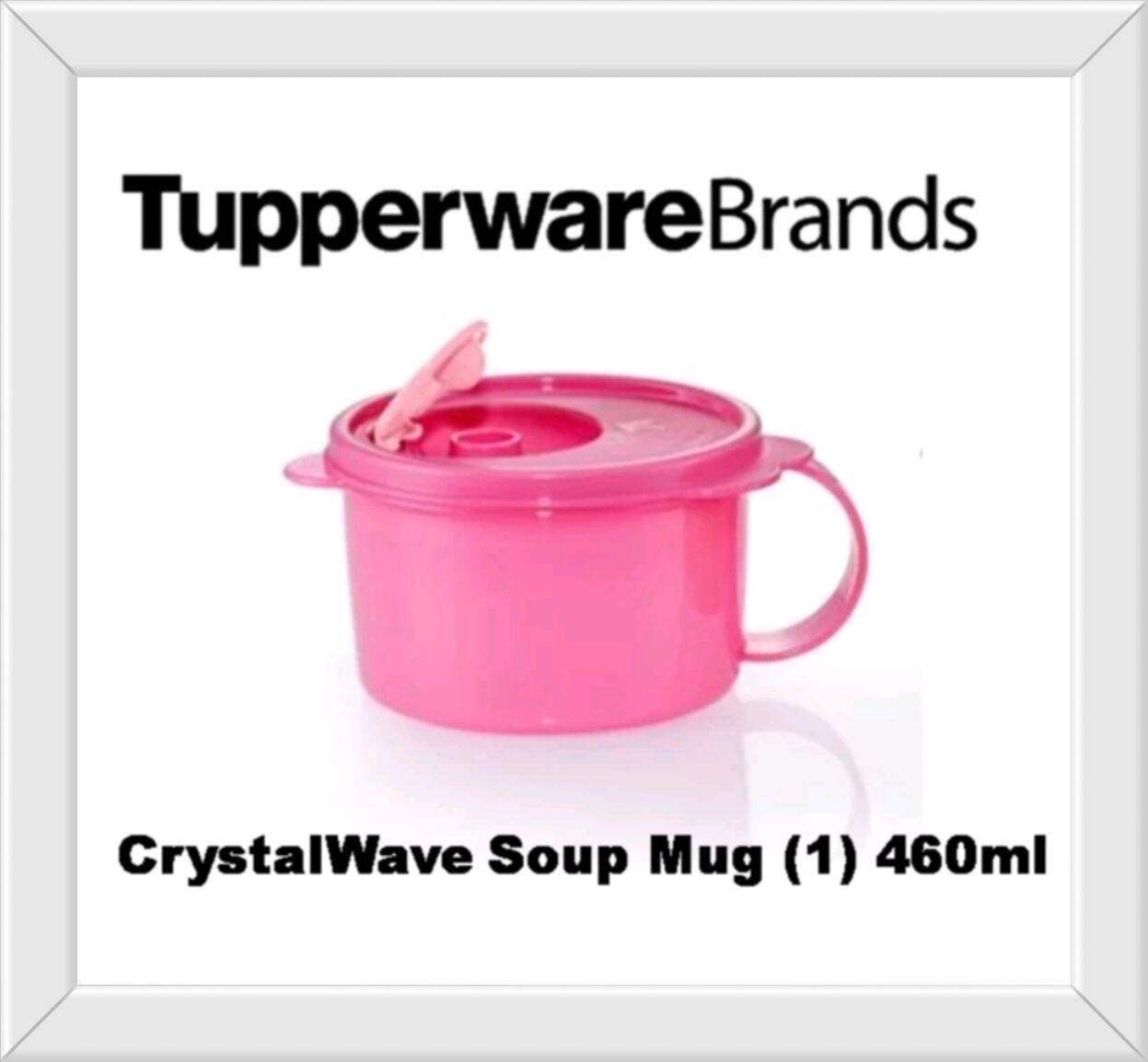 Tupperware Crystalwave Soup Mug 460ml (1) | Lazada