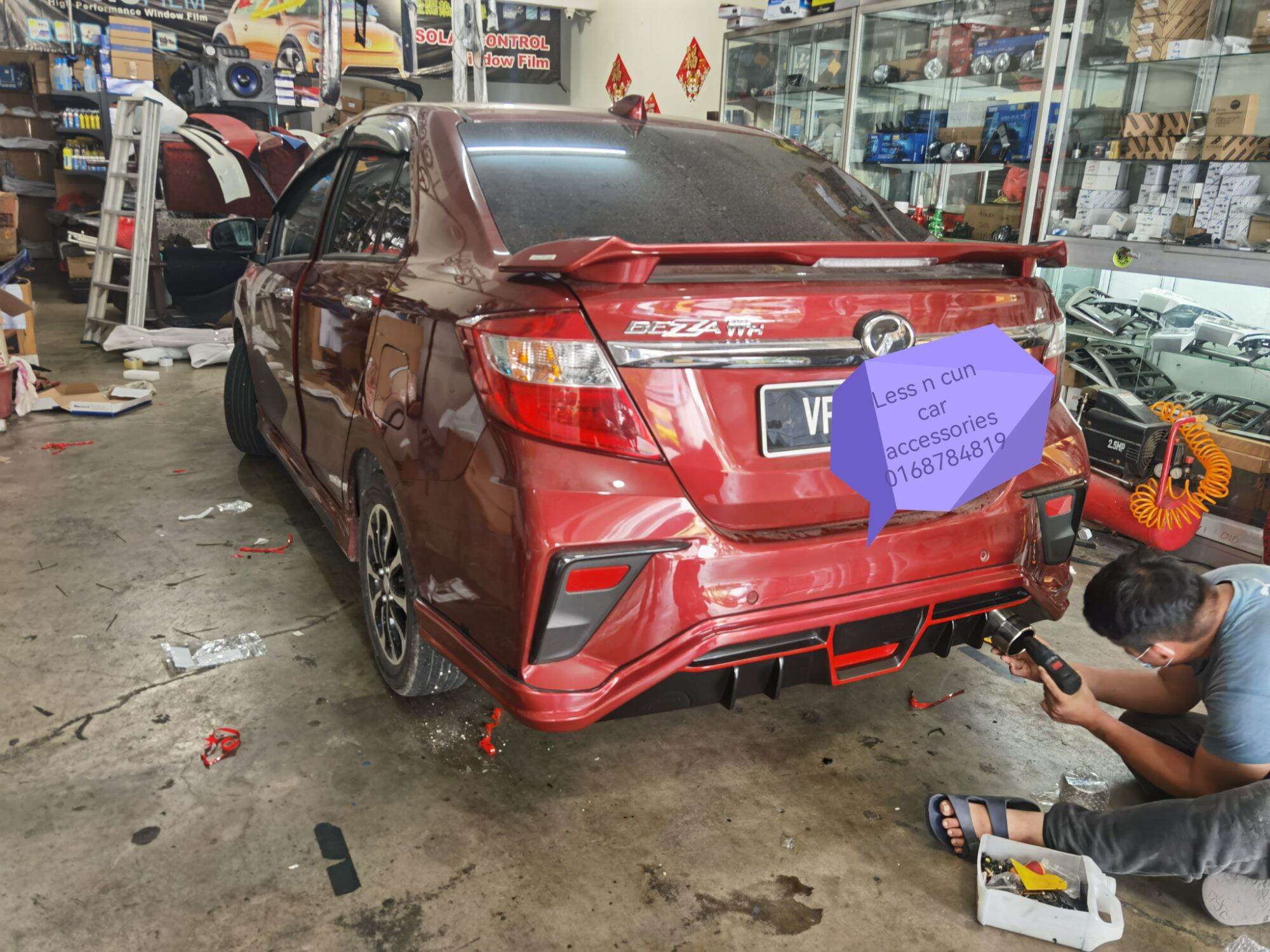 trd v2 spoiler bezza | Lazada