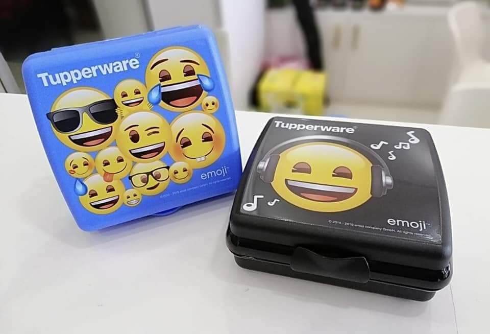 Tupperware emoji Sandwich Keeper | Lazada