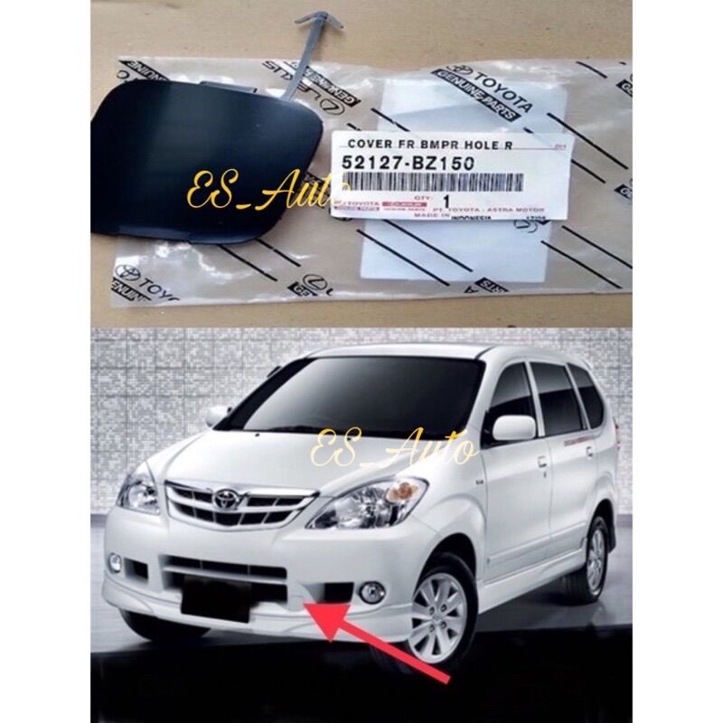 *ORIGINAL TOYOTA F602 AVANZA 2007-2008 FRONT/DEPAN BUMPER TOWING COVER ...