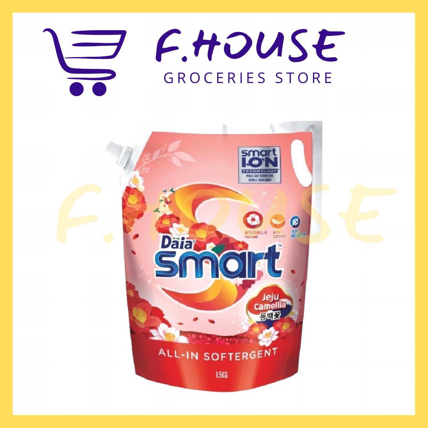 Daia Smart Concentrated Liquid Detergent Refill (1.5/1.7kg) | Lazada