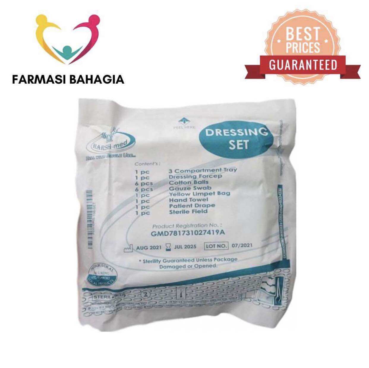 Harsh-Med Dressing Set (1 Forcep / 2 Forceps) | Lazada