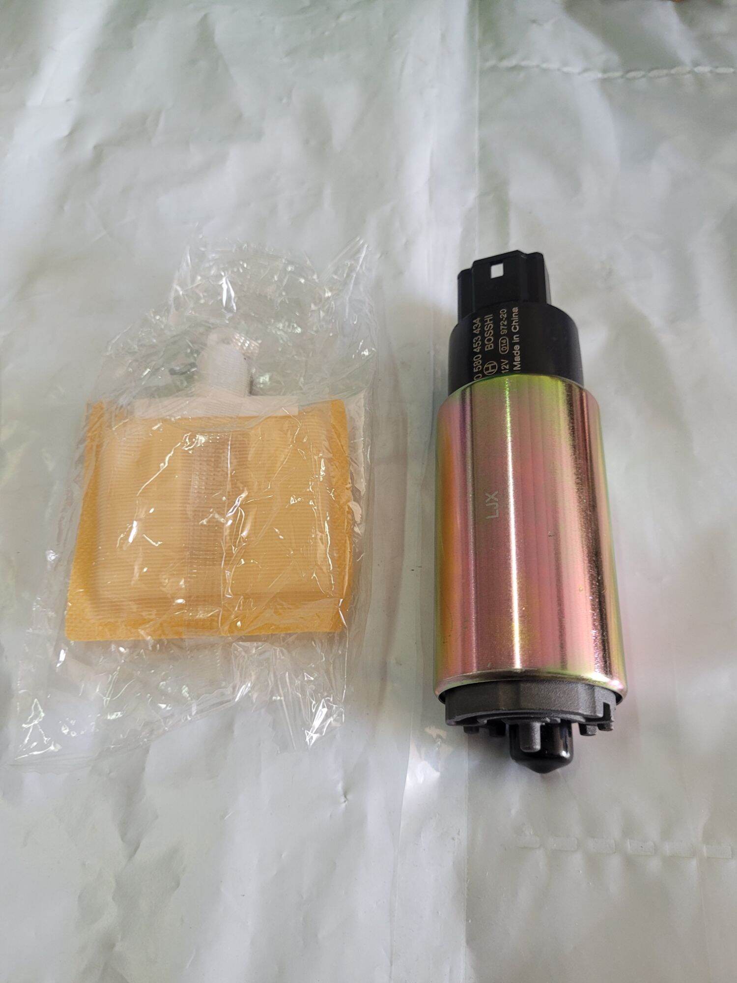 Electric Fuel Pump with Nylon/Fiber Hose, Fuel Pump Filter Proton ...