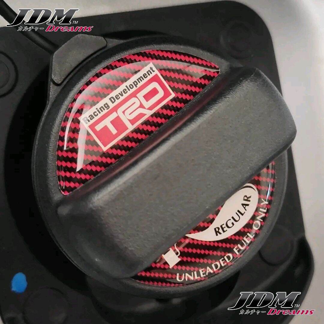 Fuel Cap Dress Up Sticker Toyota TRD GR Modellista Vios NCP150 NCP93 ...