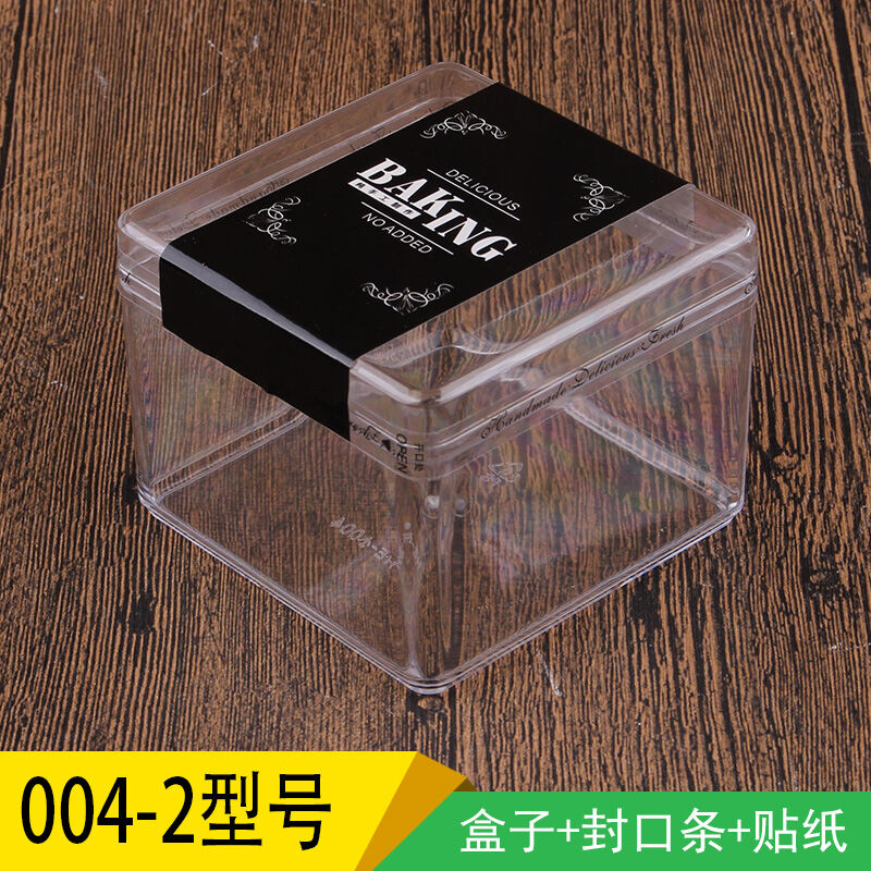 Internet Popular Handmade Cookies Packaging Box Transparent Pastry ...