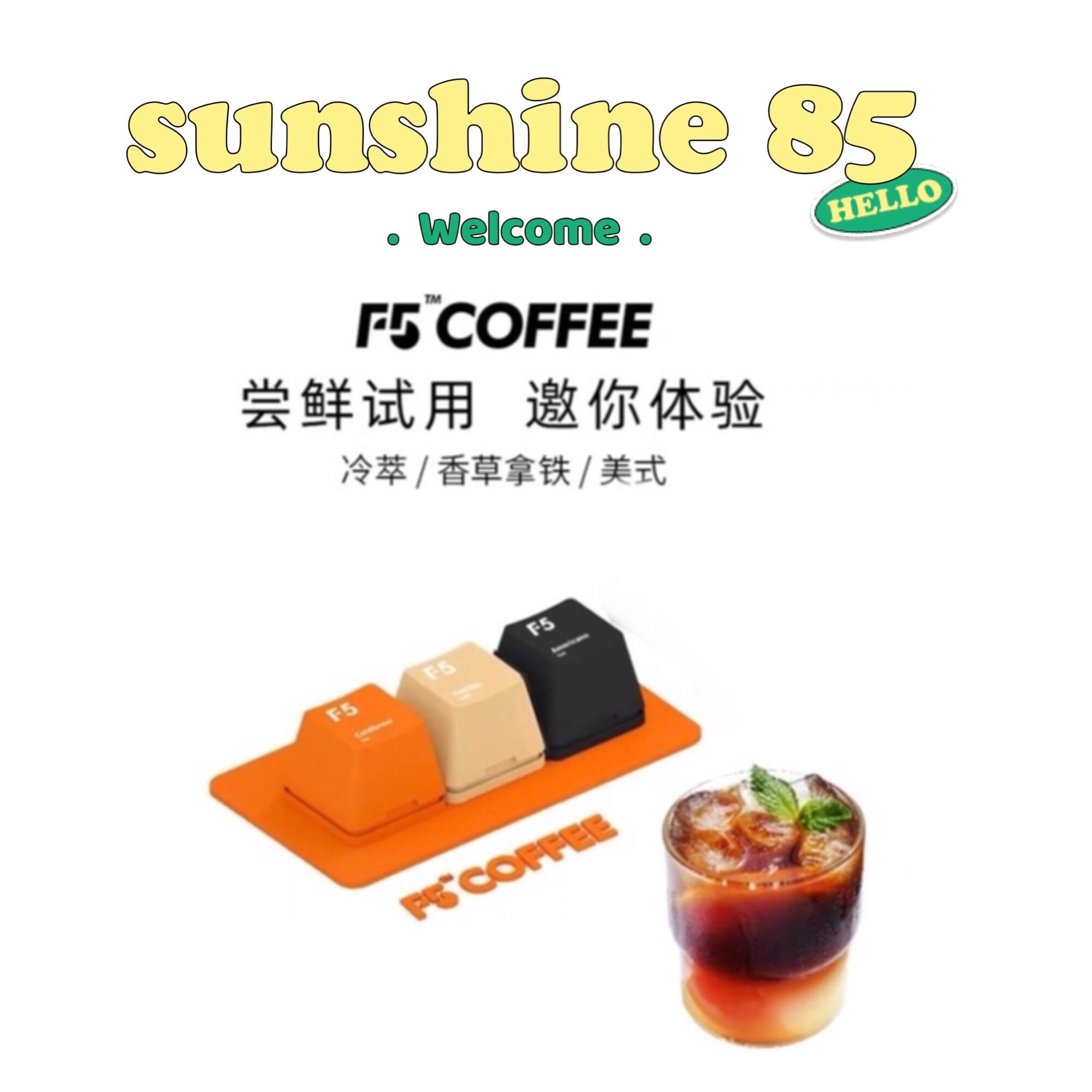 F5 Coffee F5咖啡 超即溶冷萃咖啡冻干咖啡冷萃拿铁美式风味黑咖啡2g*3颗 键盘咖啡 Instant Coffee Cold ...