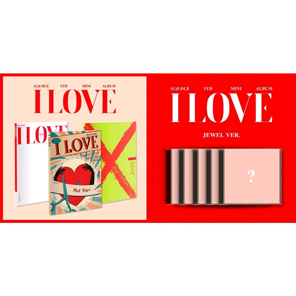 (G)I-DLE I LOVE ALBUM 5TH MINI GIDLE | Lazada