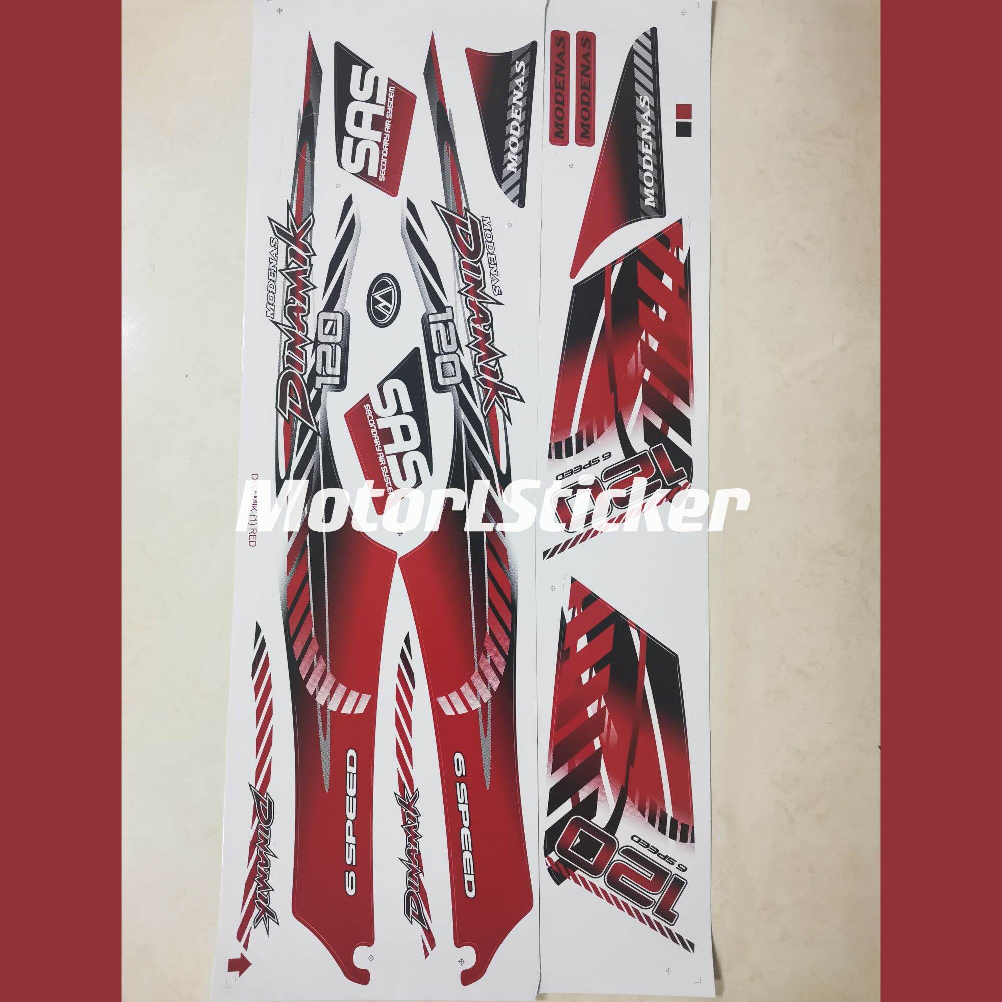 MODENAS DINAMIK (1)BODY STICKER | Lazada