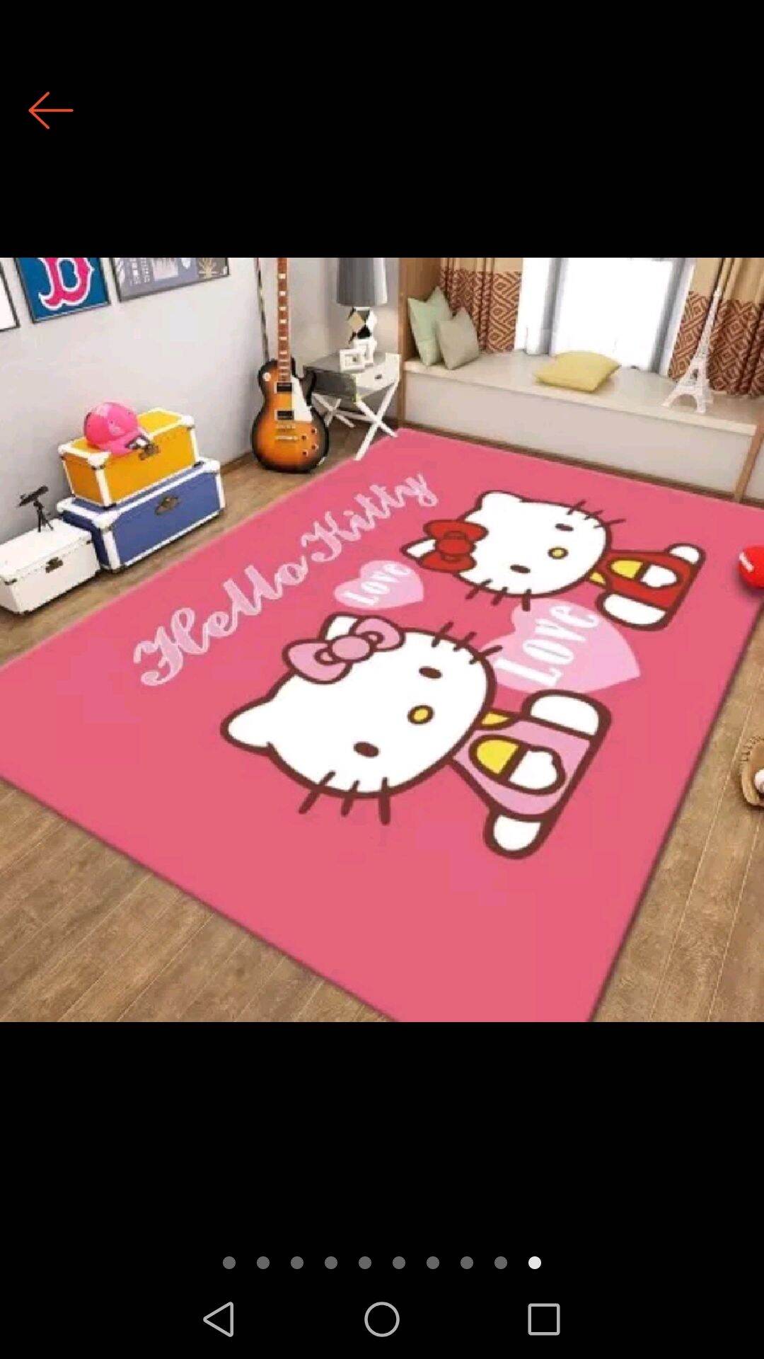 carpet hello kitty velvet 3d floor mat 150x90cm / karpet hello kitty ...