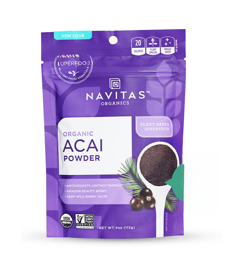 Navitas Freeze-Dried Superfood Powder Blueberry And Acai Berry Natural ...