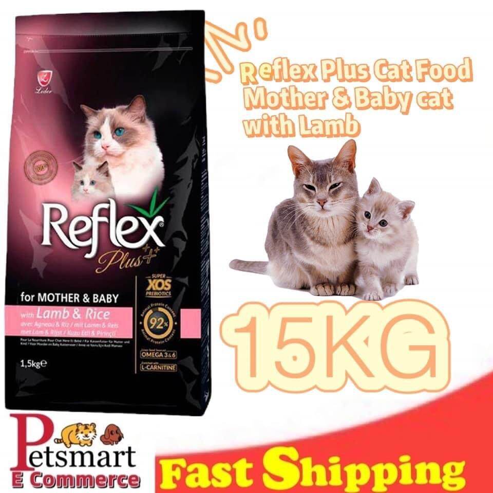 REFLEX PLUS 15KG CAT FOOD/MAKANAN KUCING DEWASA DAN ANAK KUCING MADE IN ...