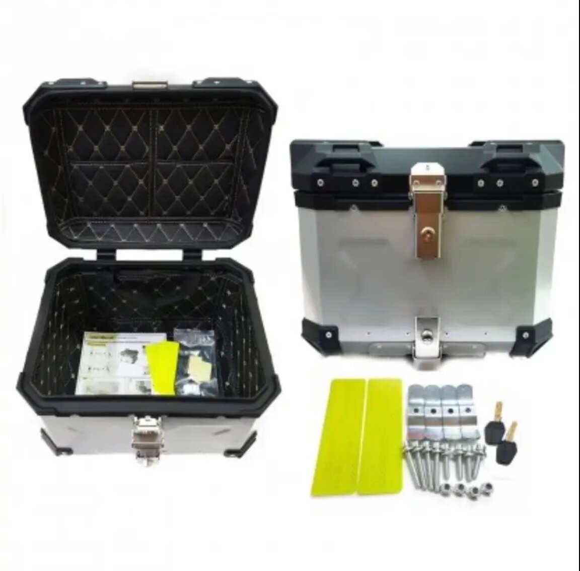 Top Box Aluminium 45L 55L with Universal Base Plate ADV150 NMAX NVX ...