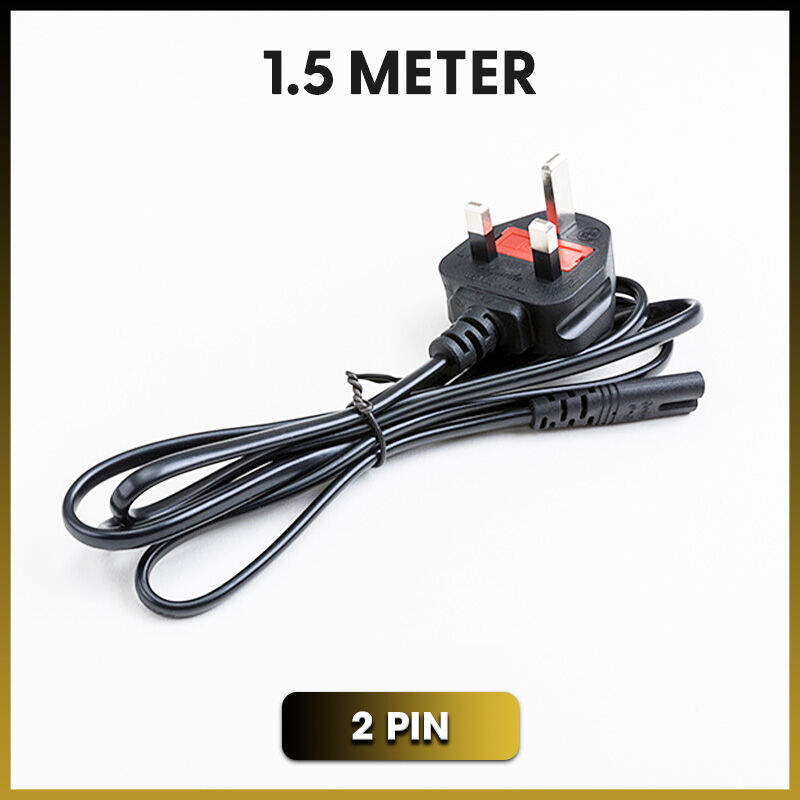 TKL 1.5M 2 Pin AC Power Cord Supply Cable Plug Wire Wayar 13A Fuse 250v ...