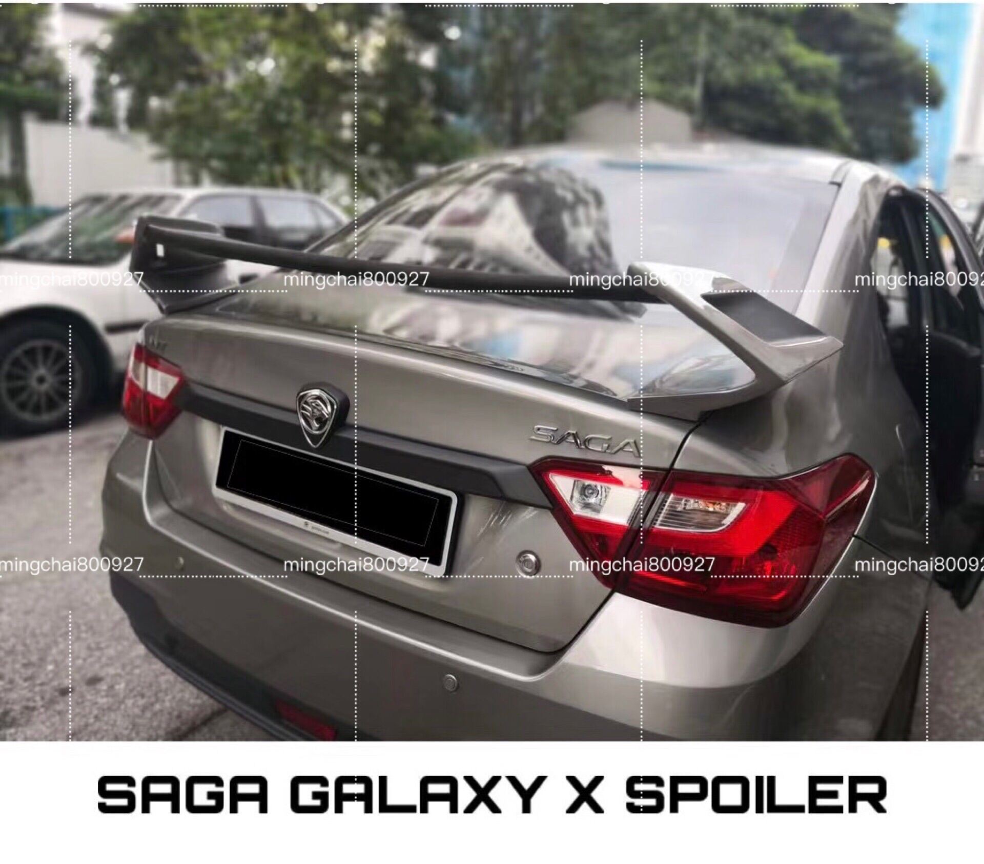 🔥SAGA VVT 2016”2022”GALAXY SPOILER ABS | Lazada