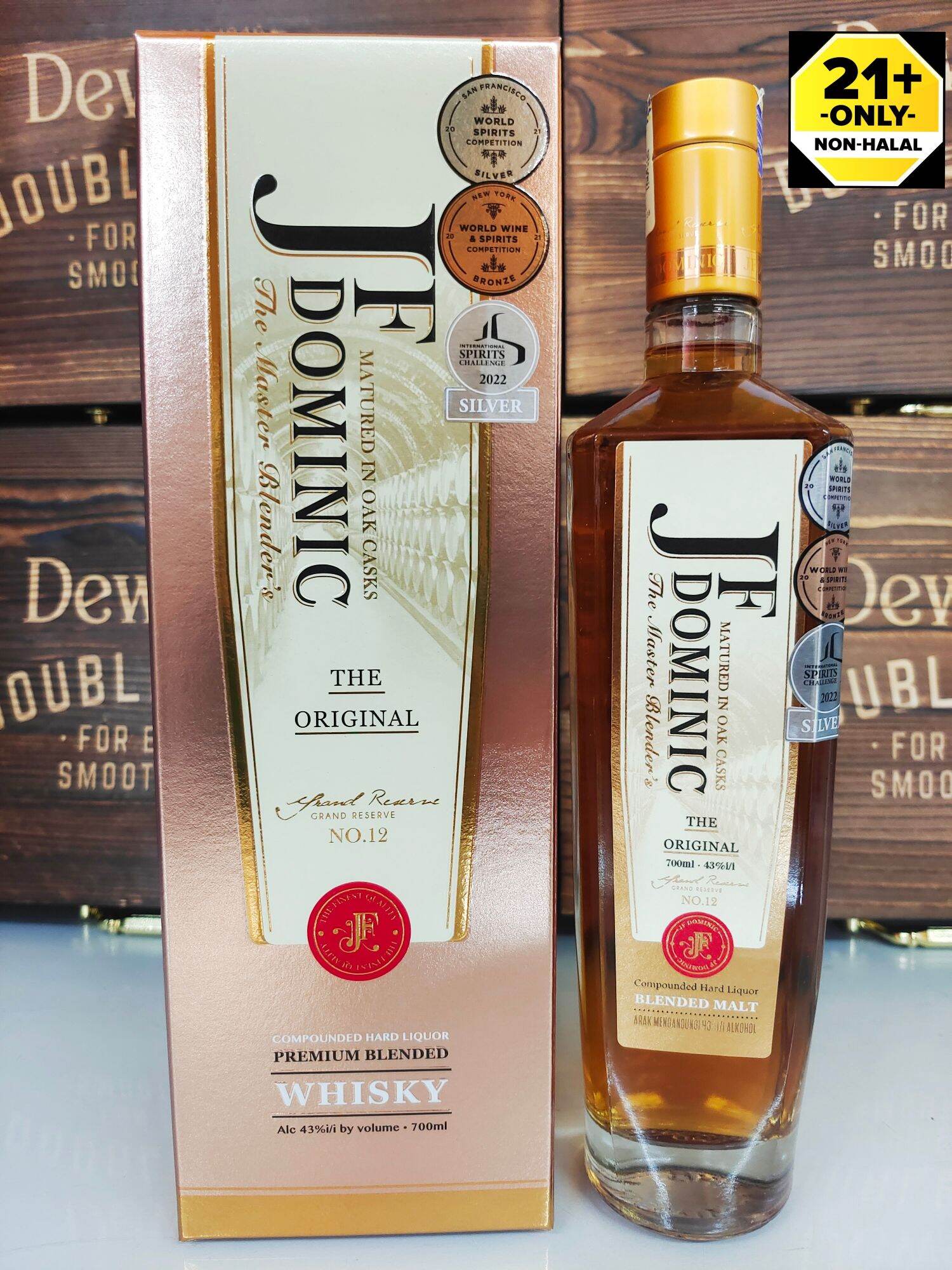 JF Dominic Whisky 700ml 💯 Original Ready Stock | Lazada