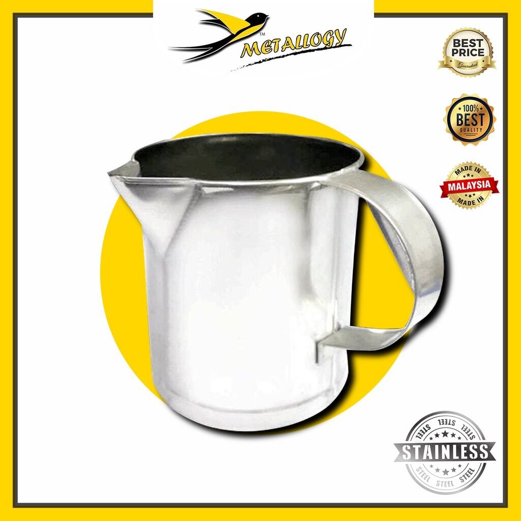 Metallogy 1.5 Litre Stainless Steel Mug / Cawan Besi / Coffee Teh Tarik ...