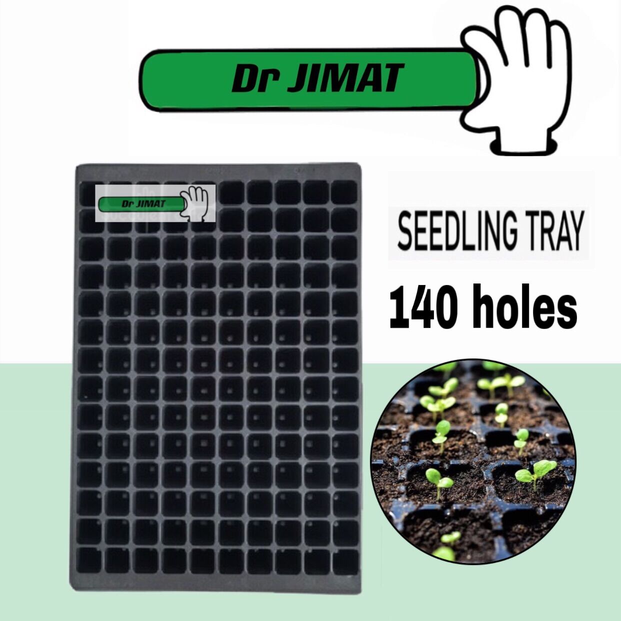 High Quality Thick Seedling Tray Bekas Semaian Plastik Tebal 育苗盘 | Lazada
